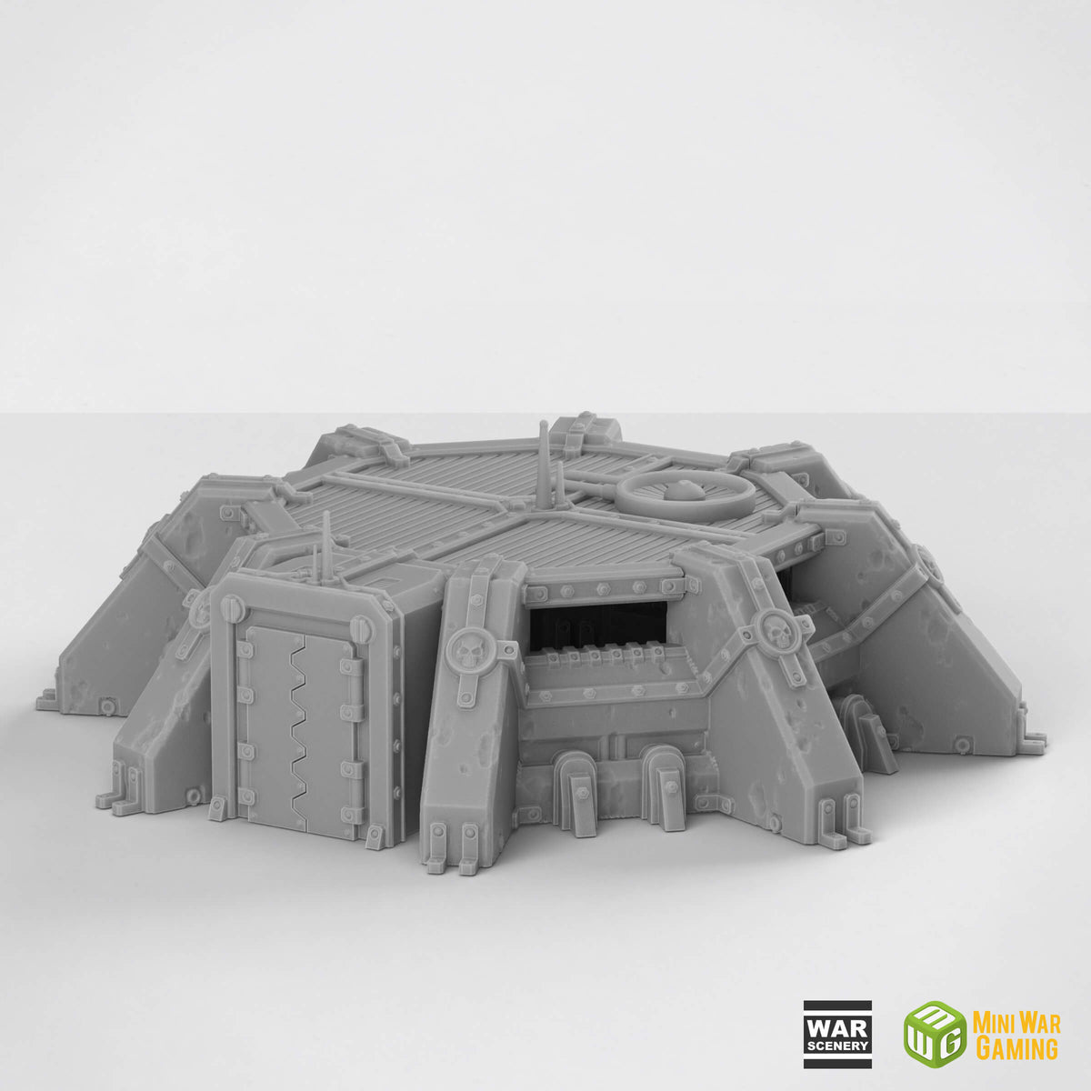 Grimdark Outpost Infantry Command by War Scenery | MiniWarGaming – The MiniWarGaming Forge