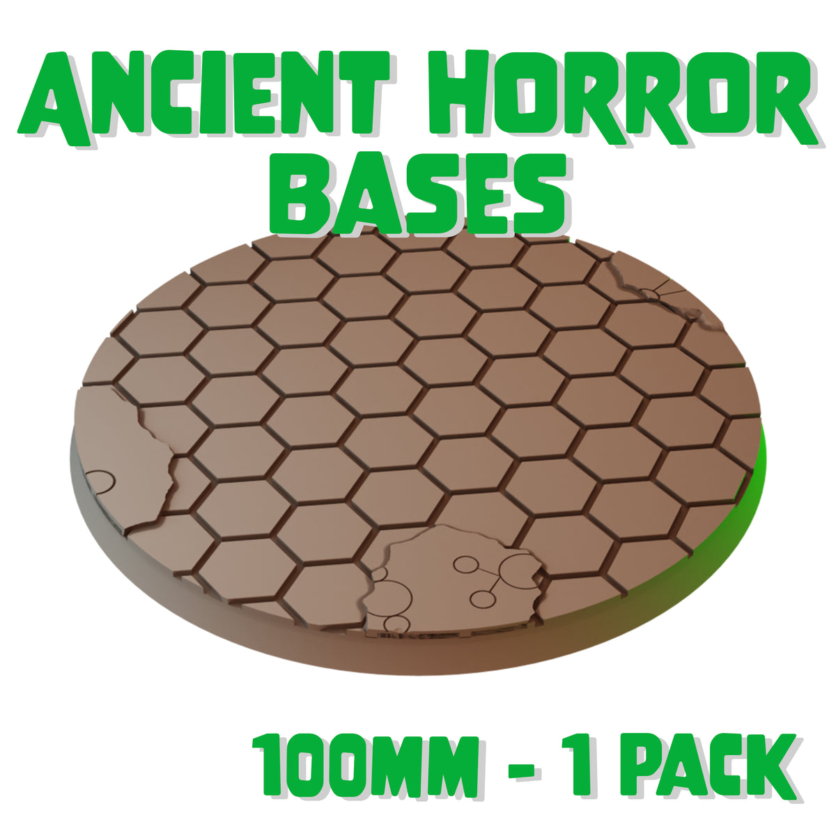 100mm Ancient Horror Round Base (Set of 1) | MiniWarGaming – The ...