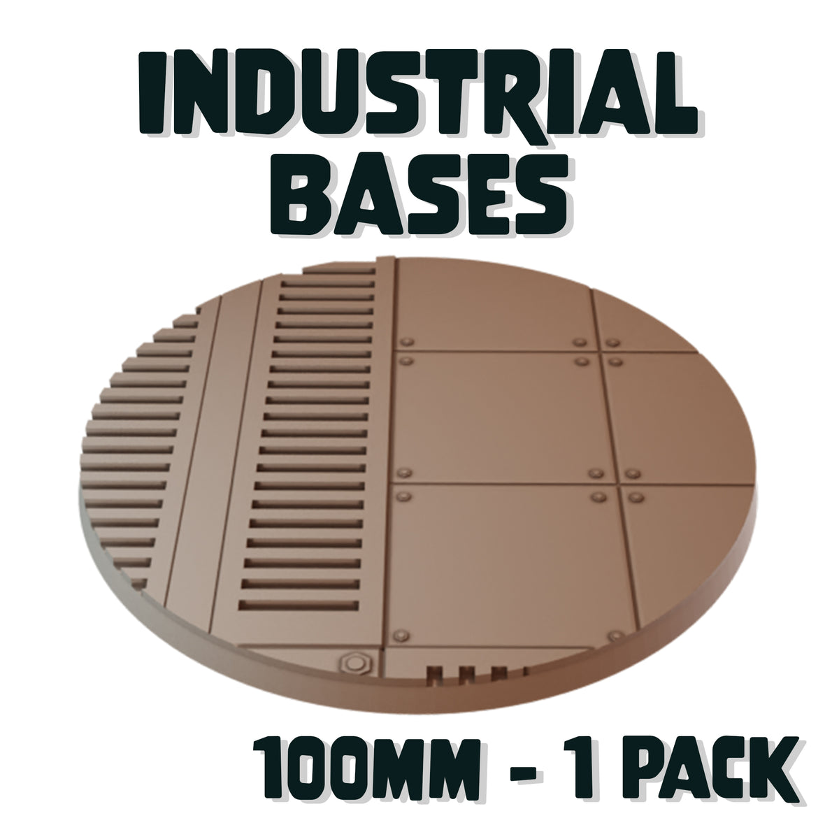 100mm Industrial Round Base (Set of 1) | MiniWarGaming – The ...
