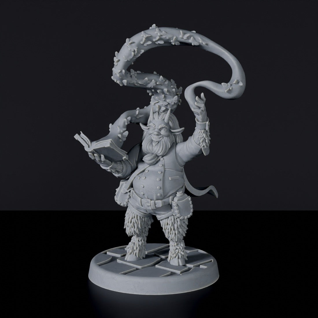 Satyr Male Bard Casting Spell – The MiniWarGaming Forge