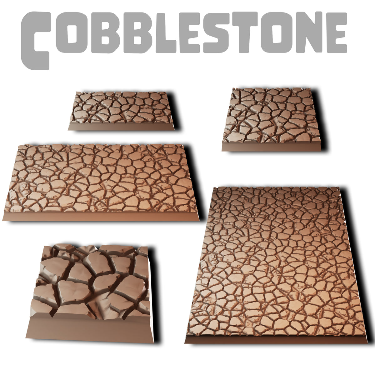 Cobblestone Square Base Full Collection (STLs) | MiniWarGaming – The ...