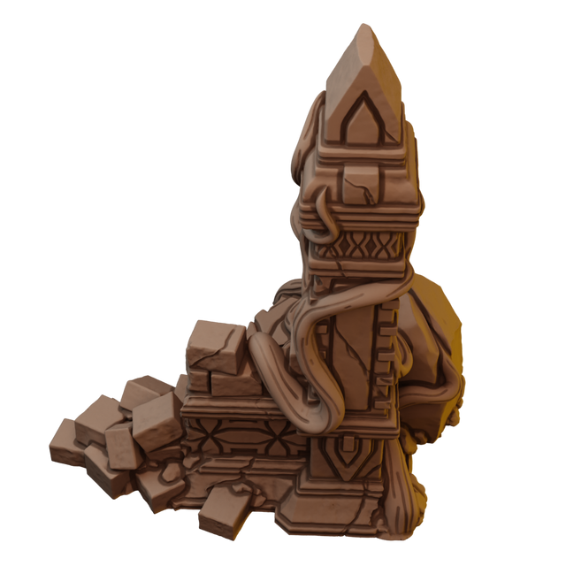 Terrain Set Of Jungle Stone Temple Ruins for AoS | MiniWarGaming Forge ...