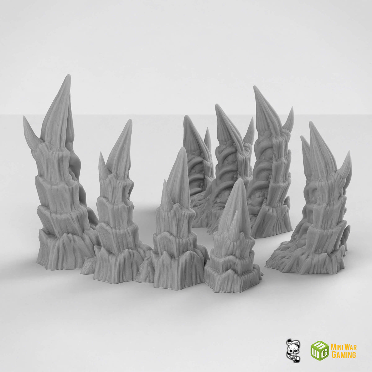 Chitinous Alien Hive Spike Outcrops by Forbidden Prints | MiniWarGaming ...