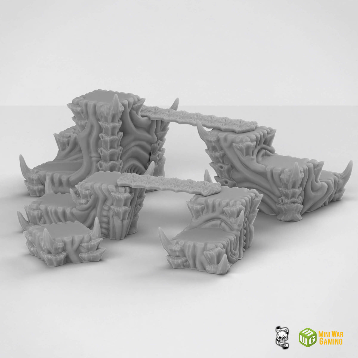 Tendril-Covered Alien Hive Battlefield Walkways by Forbidden Prints ...