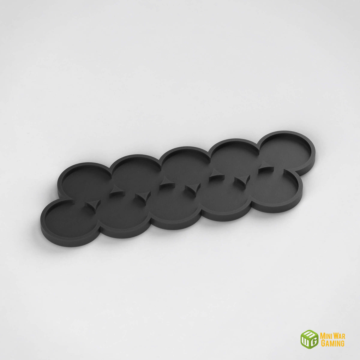 Round Movement Tray - 10x 25mm Bases with Optional Magnet Slots ...