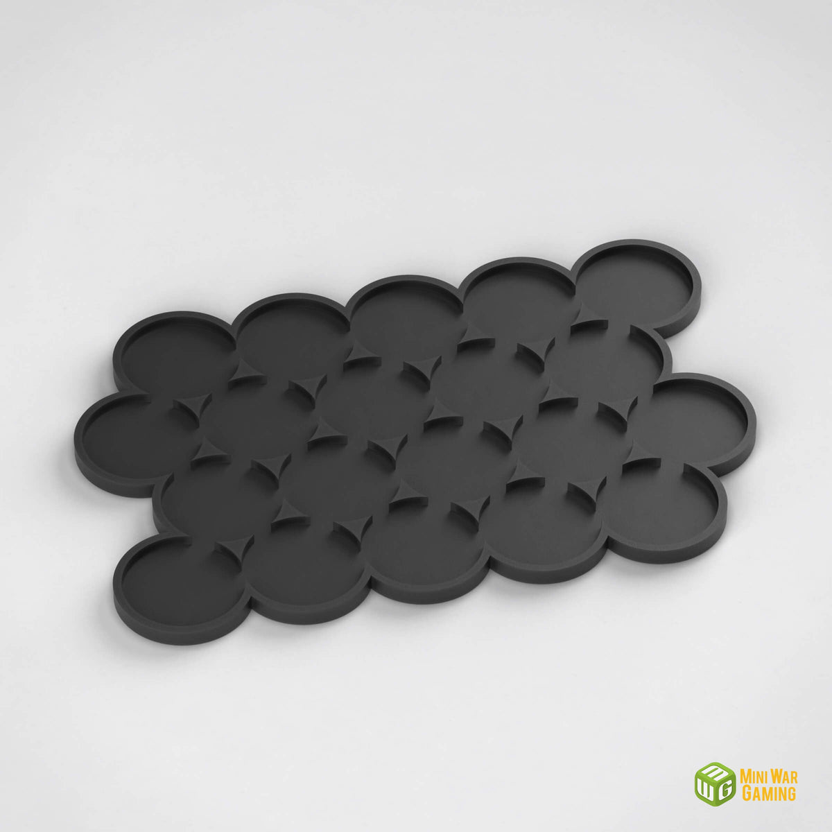 20-Model Round Movement Tray with Optional Magnet Slots (28mm ...