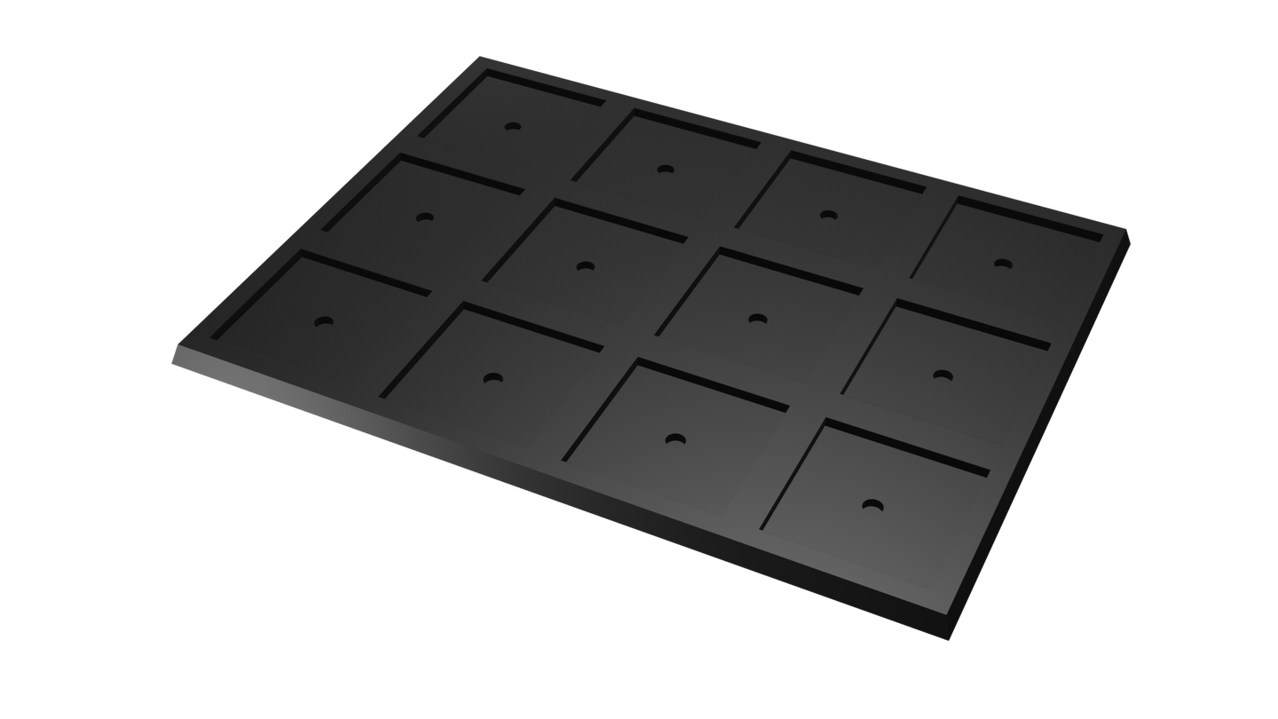 40mm to 50mm square base 4x3 Movement Tray Converter