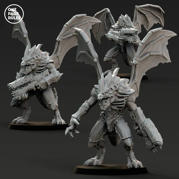 Alien Ravager Winged Warriors – The MiniWarGaming Forge