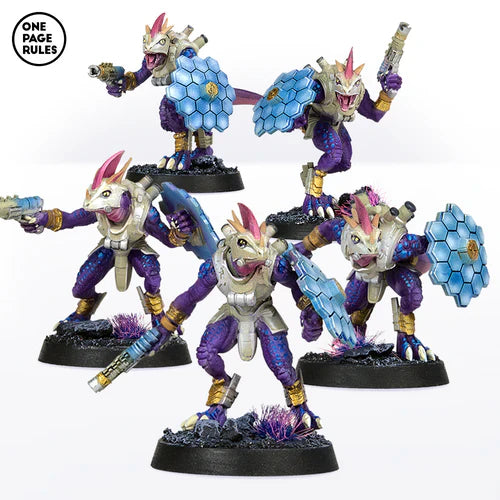 Starhost Shield Geckos – The MiniWarGaming Forge