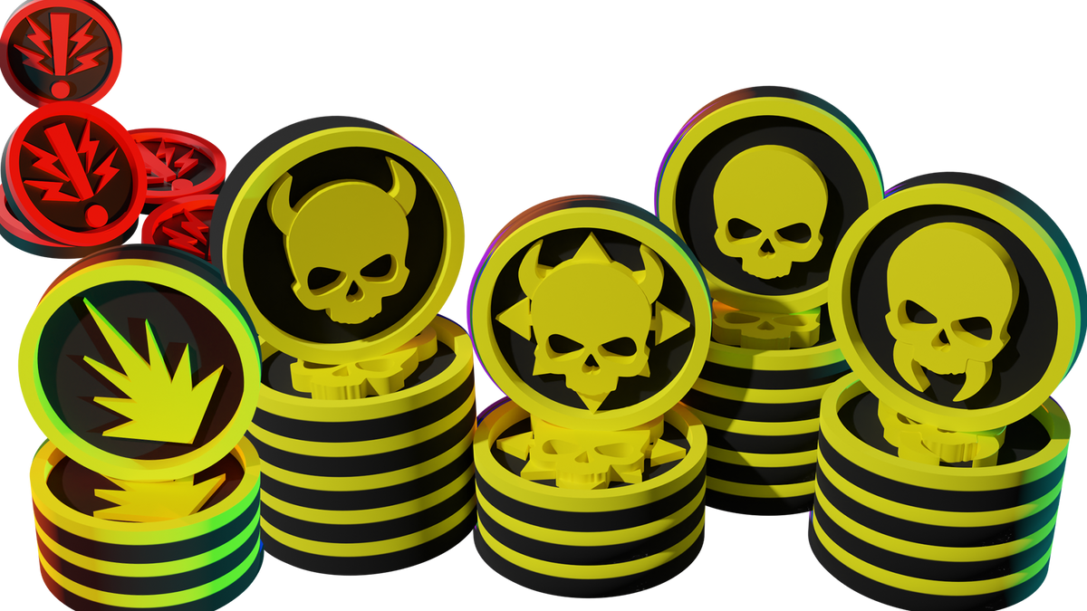 Initiative and Shaken Tokens (Compatible with Ravaged Star) – The ...