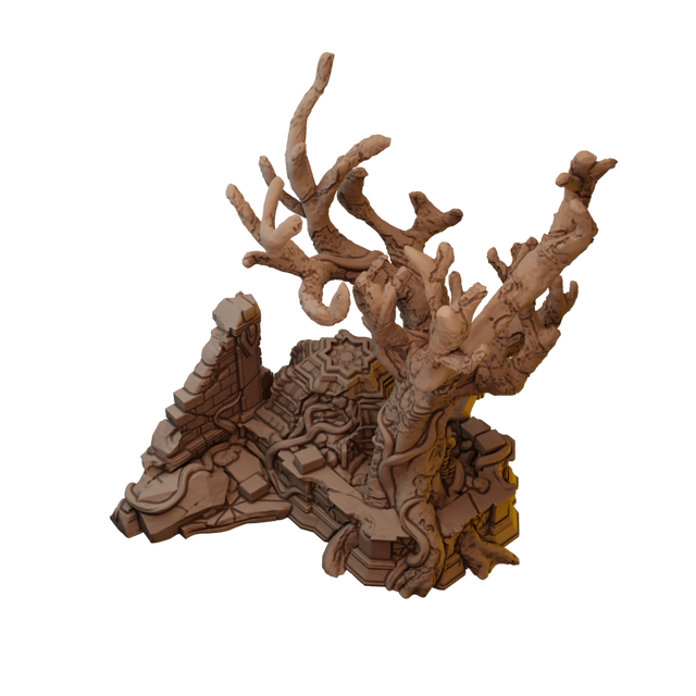 Terrain Set Of Jungle Stone Temple Ruins for AoS | MiniWarGaming Forge ...