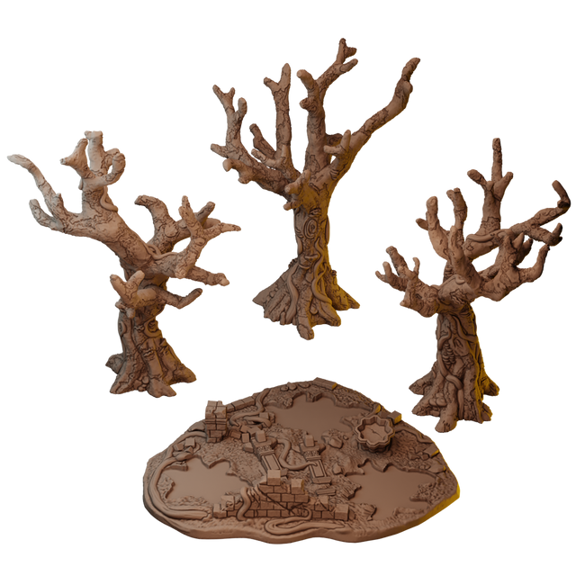 Terrain Set Of Jungle Stone Temple Ruins for AoS | MiniWarGaming Forge ...